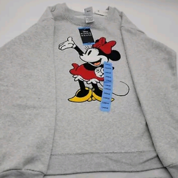Disney | Tops | Disney New Minnie Mouse Color Grey Heather Size Small ...